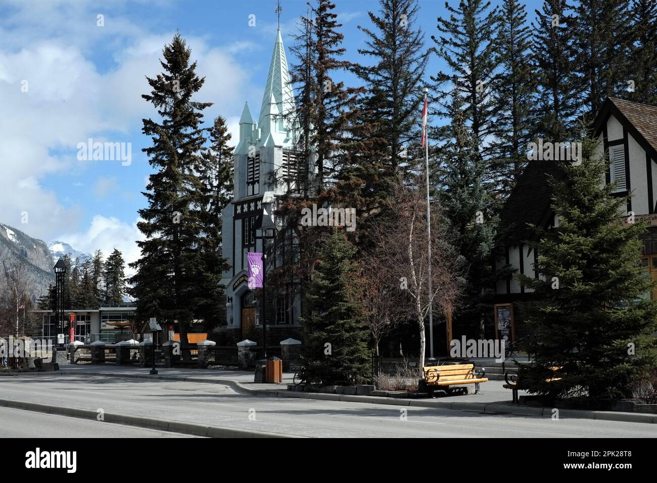 Banff winter downtown hi-res stock photography and images - Alamy