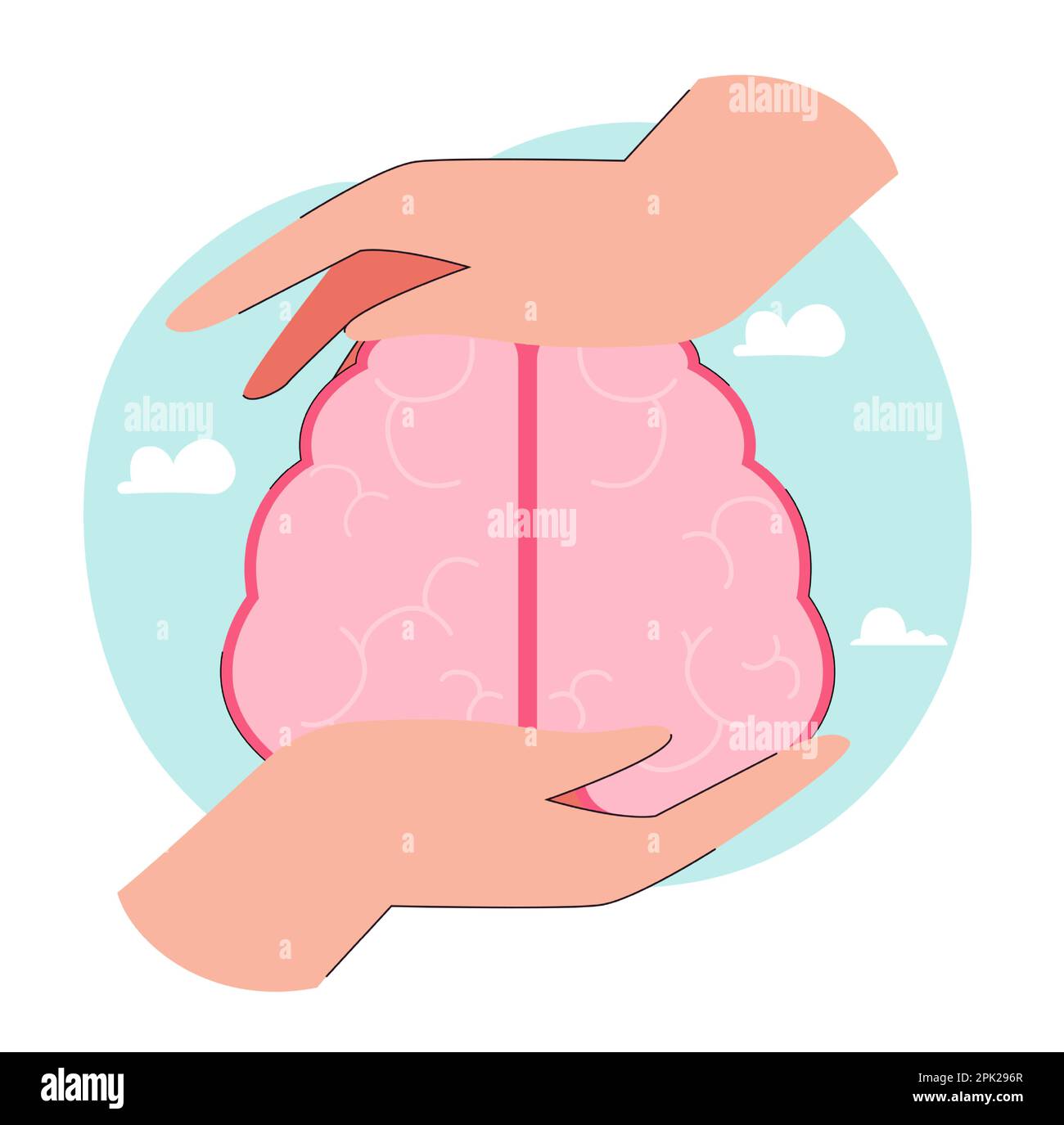 Hands holding human brain Stock Vector Image & Art - Alamy Hands holding human brain Stock Vector Image & Art - Alamy