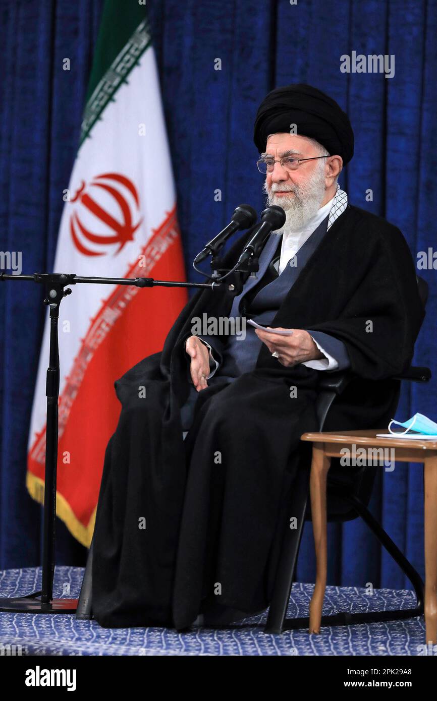 Tehran, Tehran, Iran. 5th Apr, 2023. This handout picture provided by ...