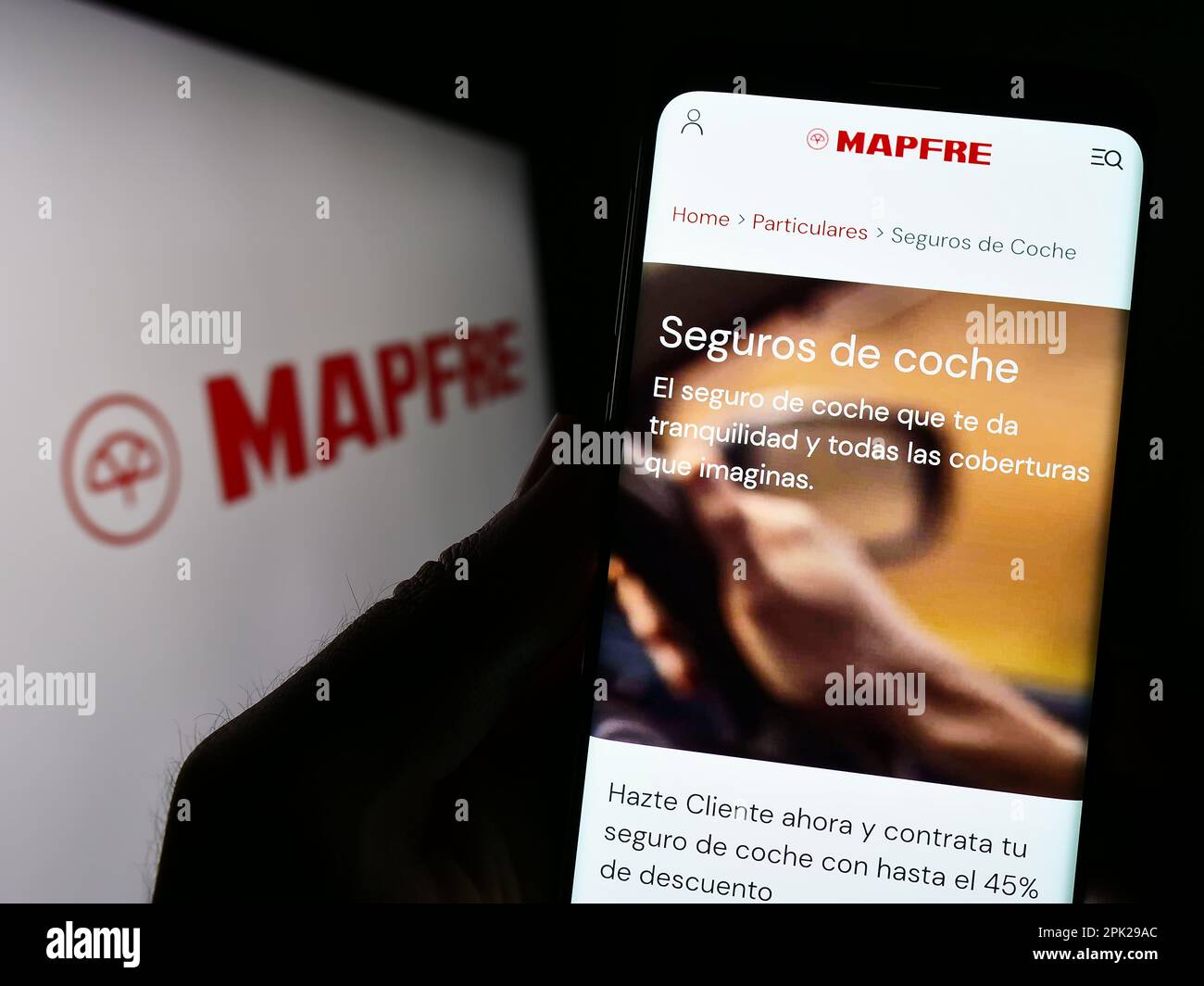 Mapfre logo hi-res stock photography and images - Alamy