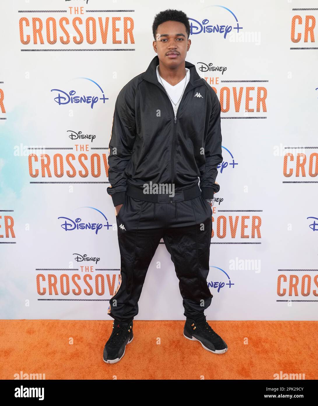 Issac Ryan Brown arrives at the Disney+ Original Series' THE CROSSOVER ...