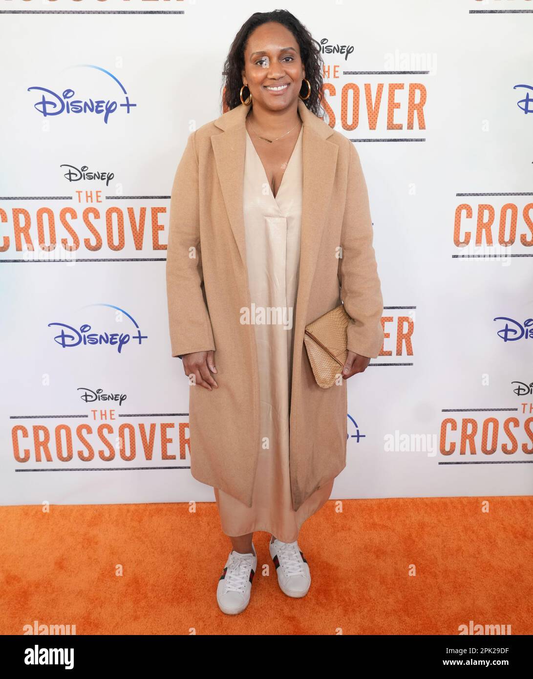 Erika Harrison arrives at the Disney+ Original Series' THE CROSSOVER ...