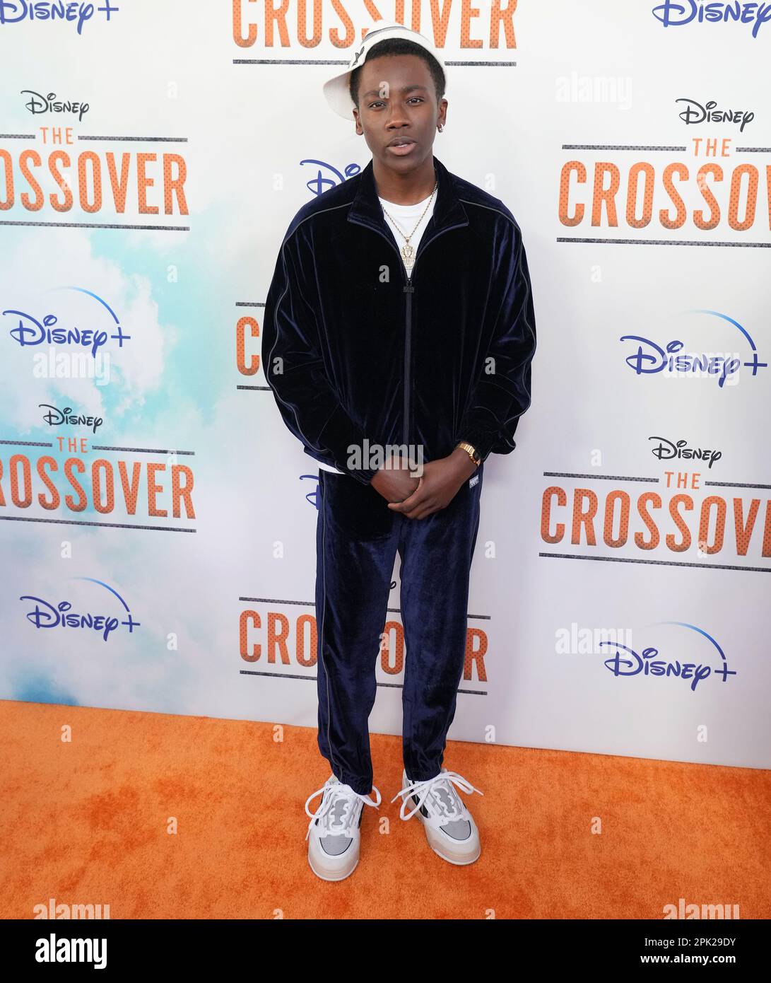 Ramon Reed arrives at the Disney+ Original Series' THE CROSSOVER ...