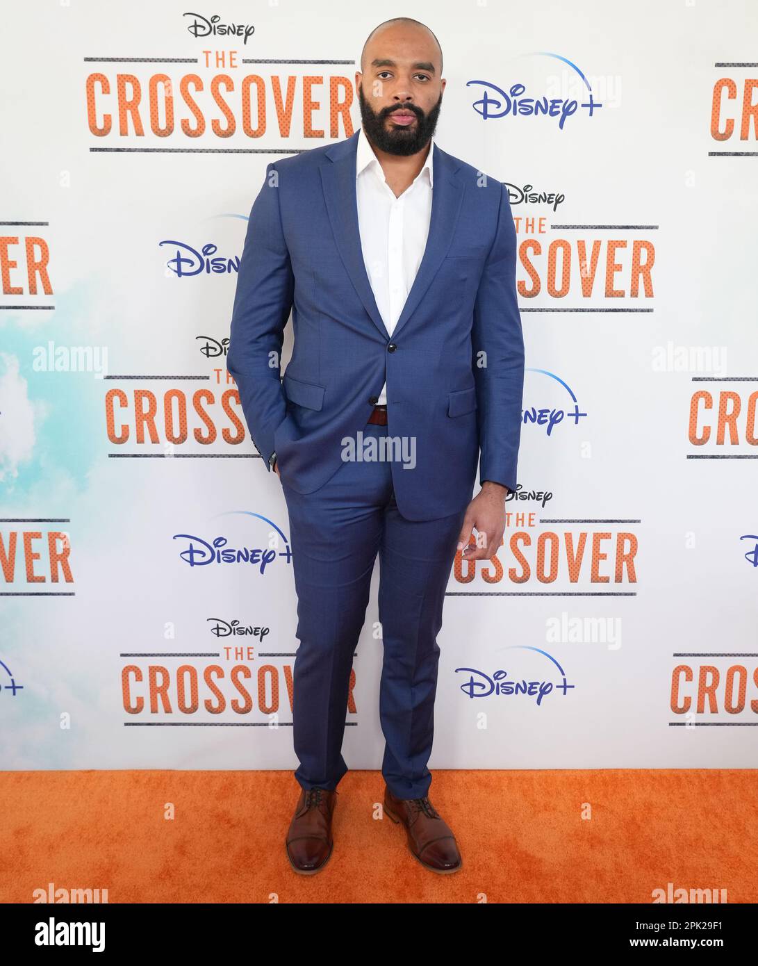 Jake Lawler arrives at the Disney+ Original Series' THE CROSSOVER ...