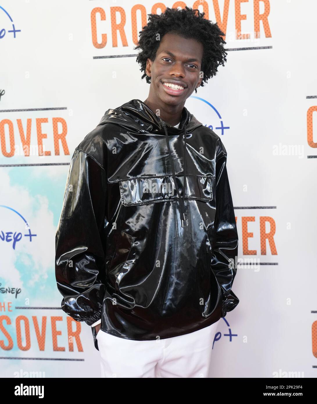 Tim Johnson Jr arrives at the Disney+ Original Series' THE CROSSOVER ...