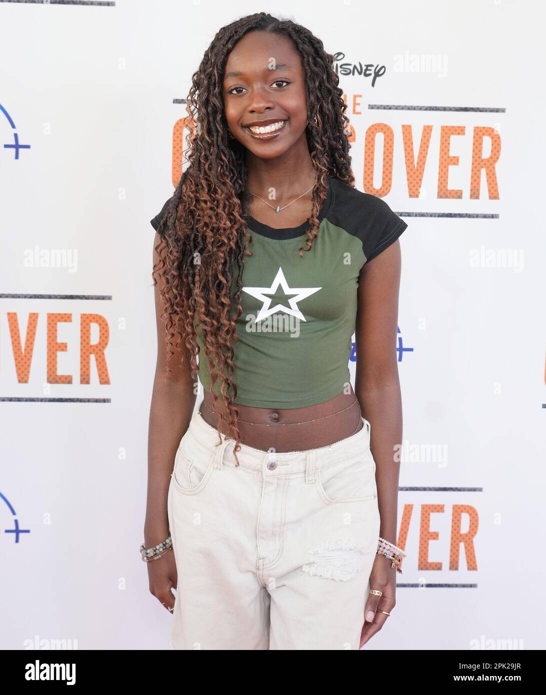 Danielle Jalade arrives at the Disney+ Original Series' THE CROSSOVER ...