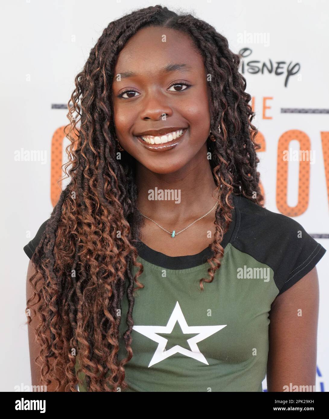 Danielle Jalade arrives at the Disney+ Original Series' THE CROSSOVER ...