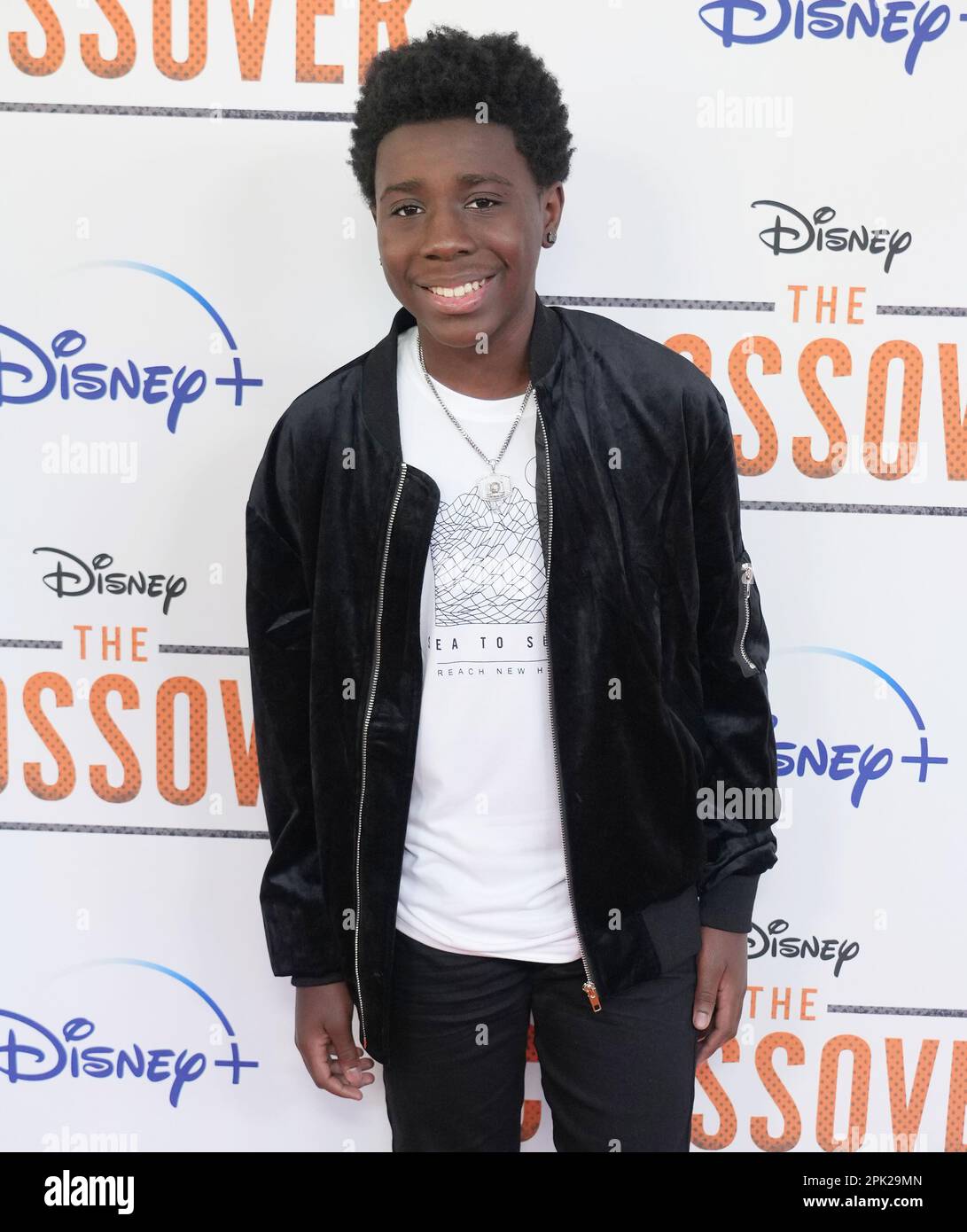 E.J. Williams arrives at the Disney+ Original Series' THE CROSSOVER ...