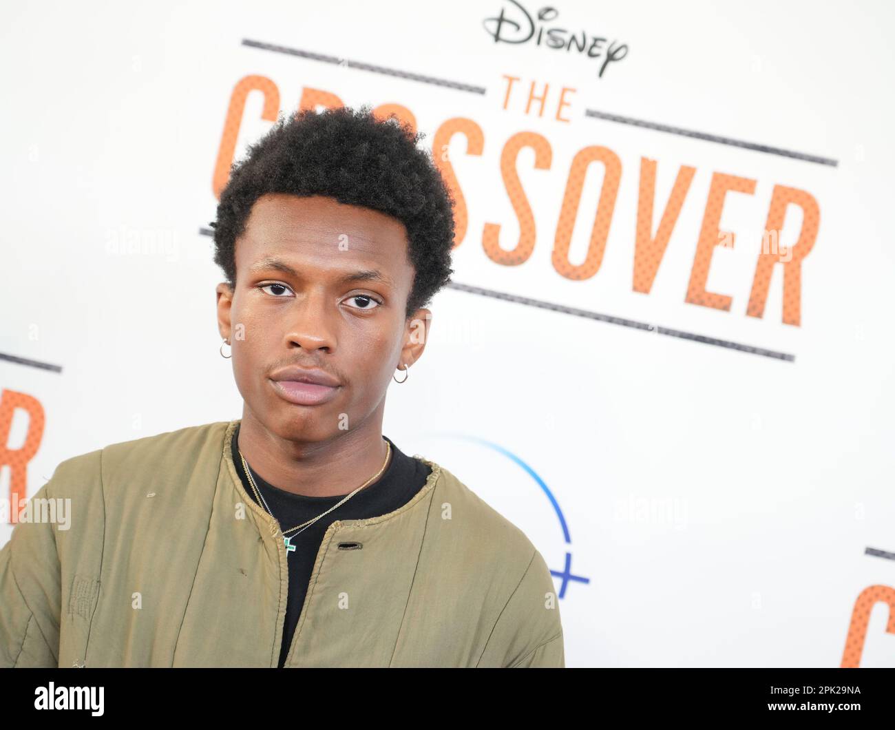 Israel Johnson arrives at the Disney+ Original Series' THE CROSSOVER ...
