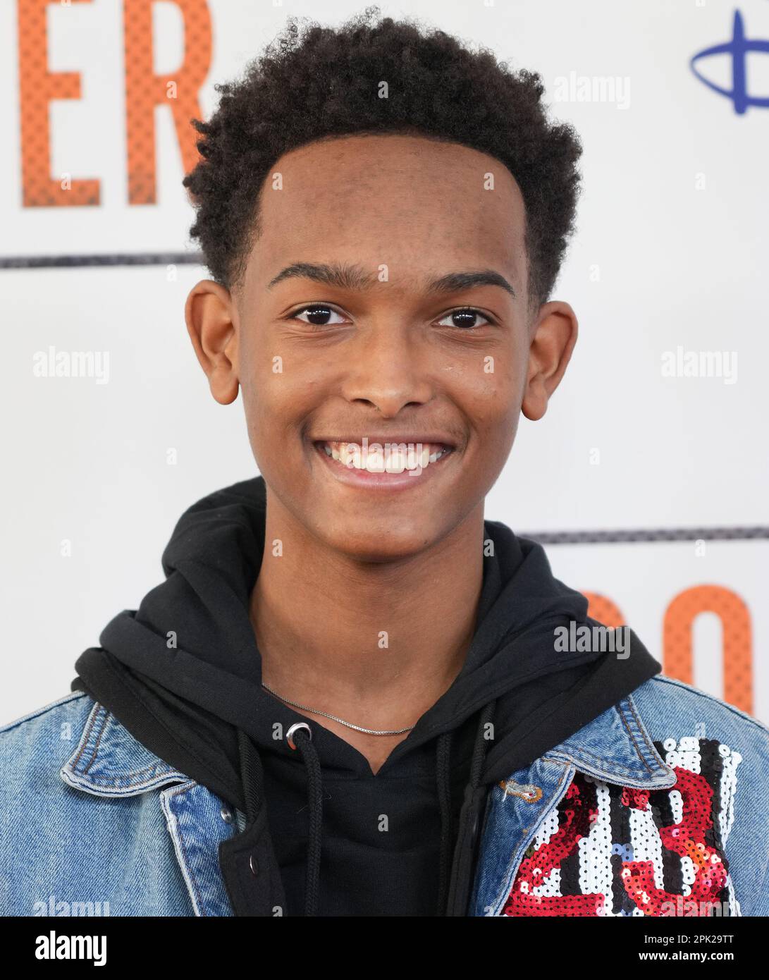 Los Angeles, USA. 04th Apr, 2023. Kyan Samuels arrives at the Disney ...