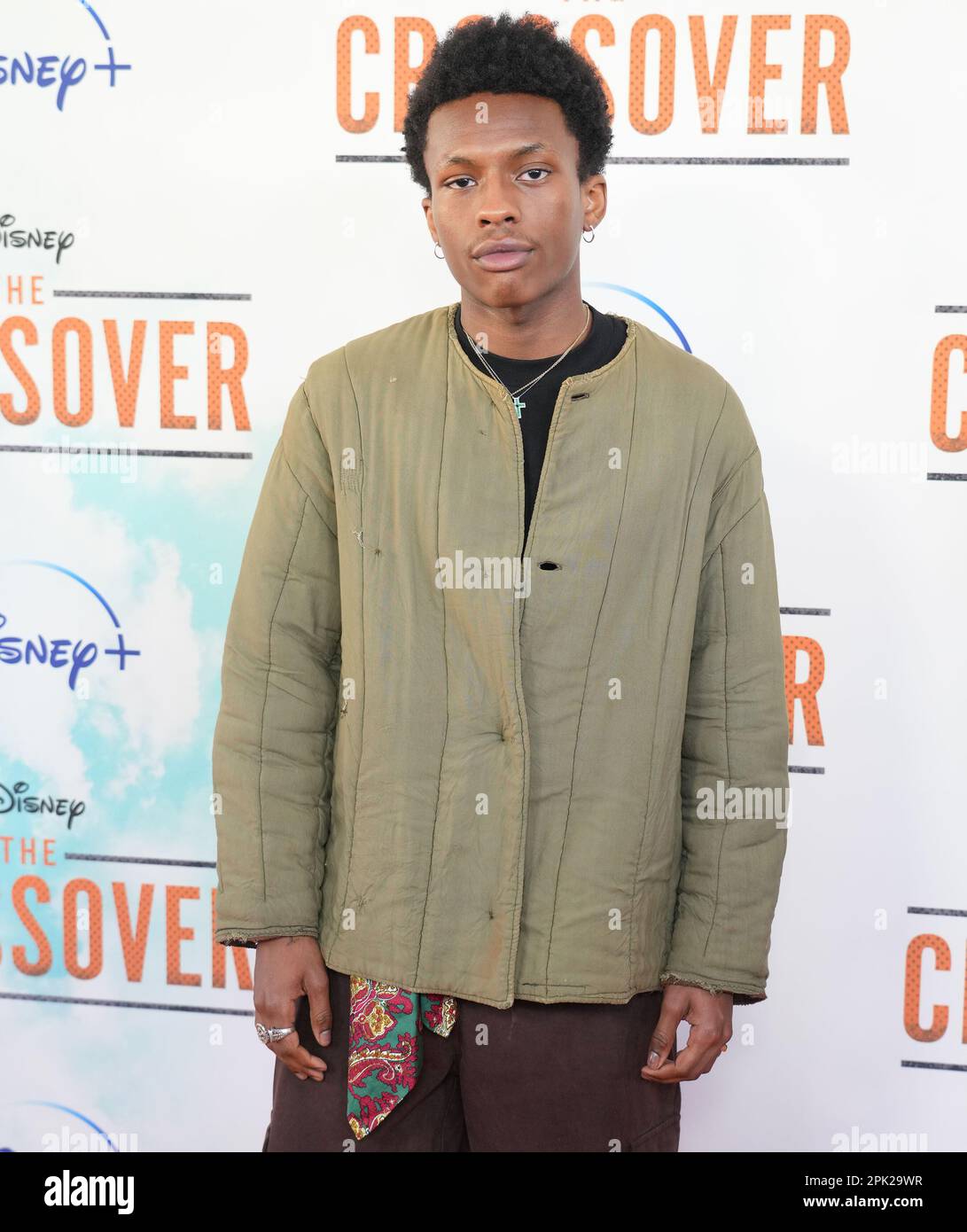 Israel Johnson arrives at the Disney+ Original Series' THE CROSSOVER ...