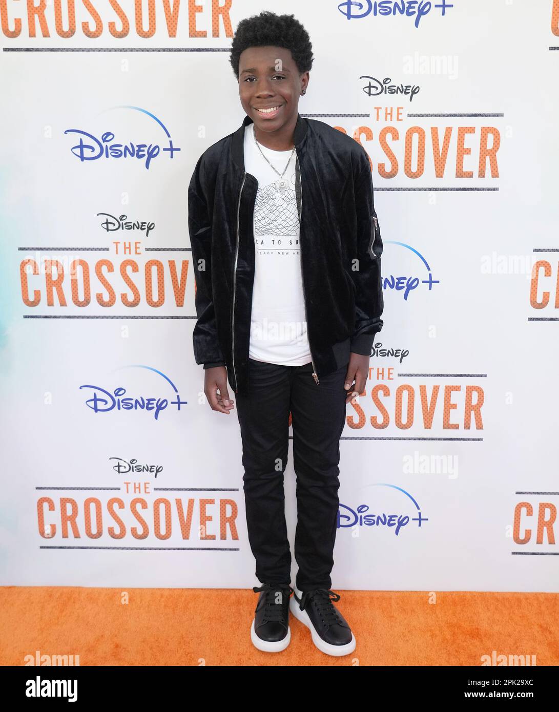 E.J. Williams arrives at the Disney+ Original Series' THE CROSSOVER ...