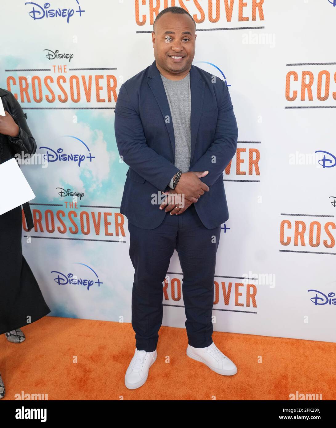 Jamal Henderson arrives at the Disney+ Original Series' THE CROSSOVER ...