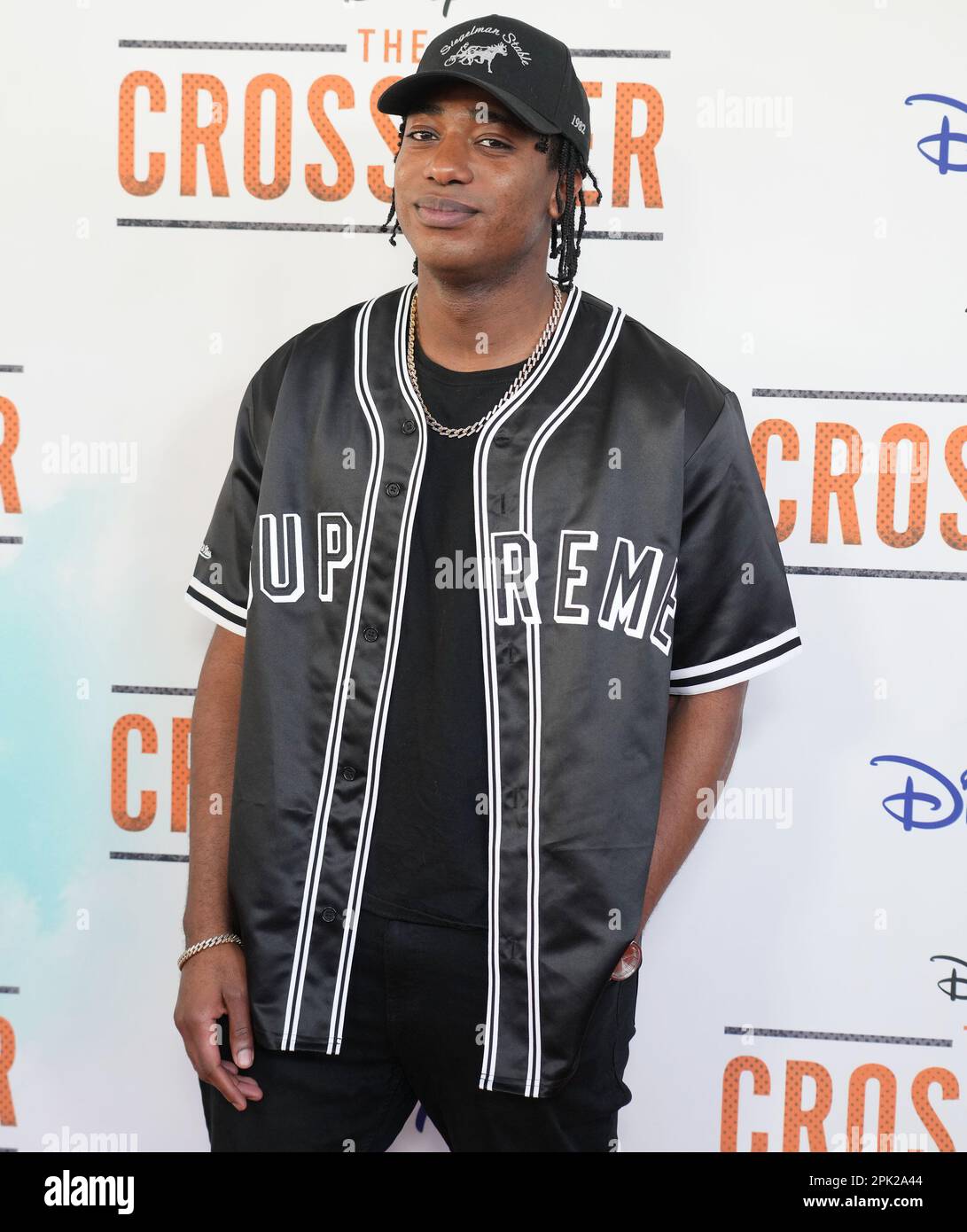 Los Angeles, USA. 04th Apr, 2023. Kevin Langue arrives at the Disney ...