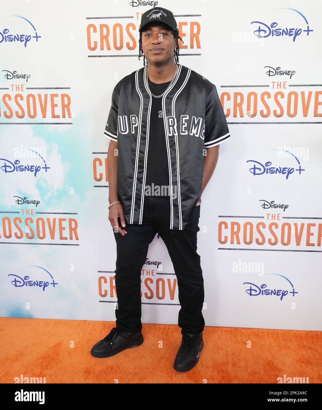 Los Angeles, USA. 04th Apr, 2023. Kevin Langue arrives at the Disney ...