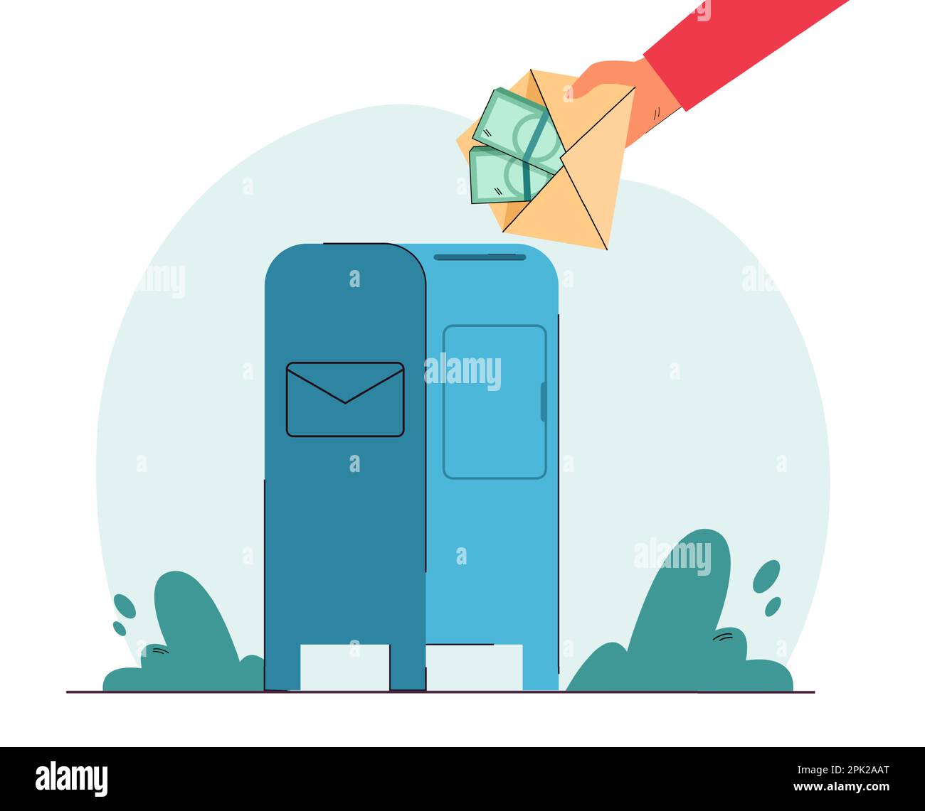 Mailbox check Stock Vector Images - Alamy