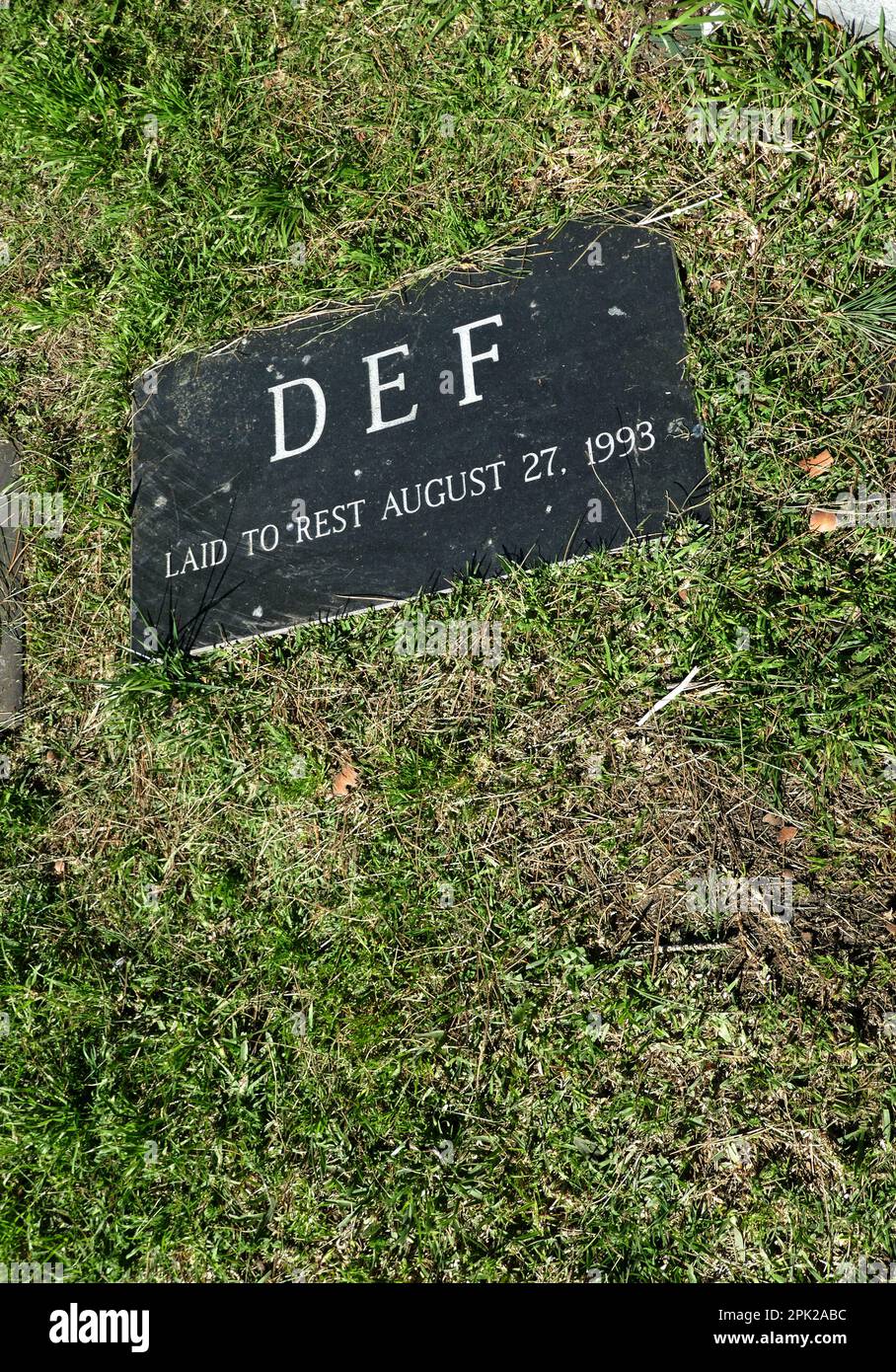 Los Angeles, California, USA 4th April 2023 DEF Records Grave at ...