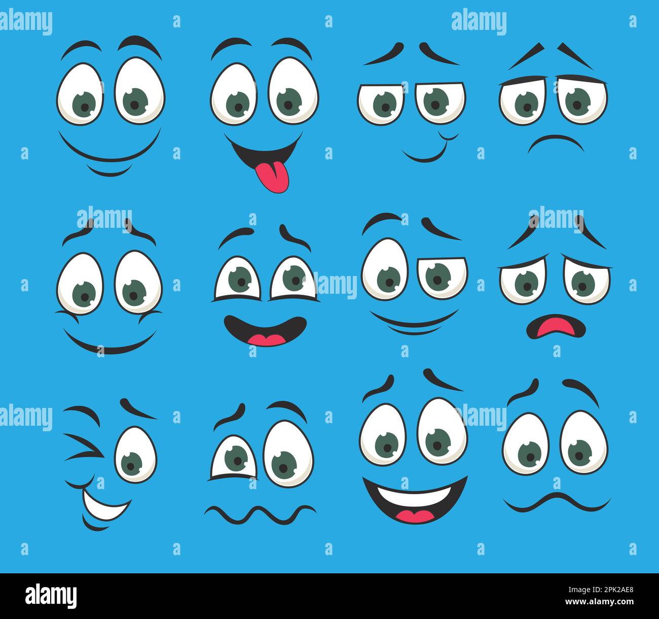 Comic cartoon illustrations face hi-res stock photography and images ...