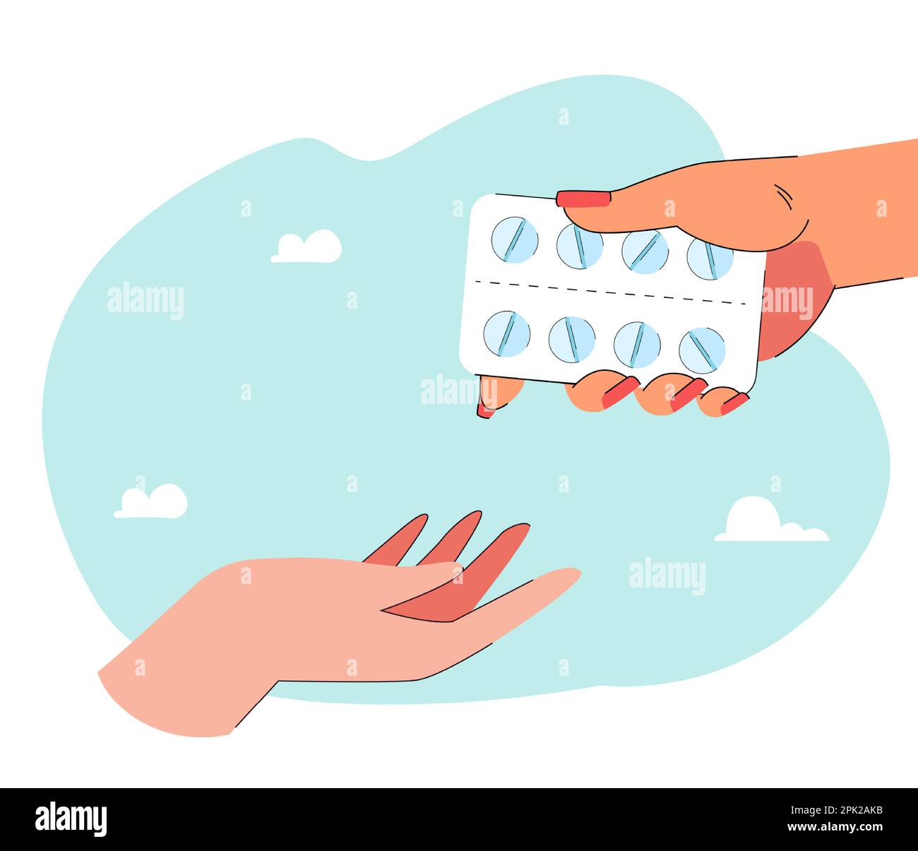 Human handing Stock Vector Images - Alamy