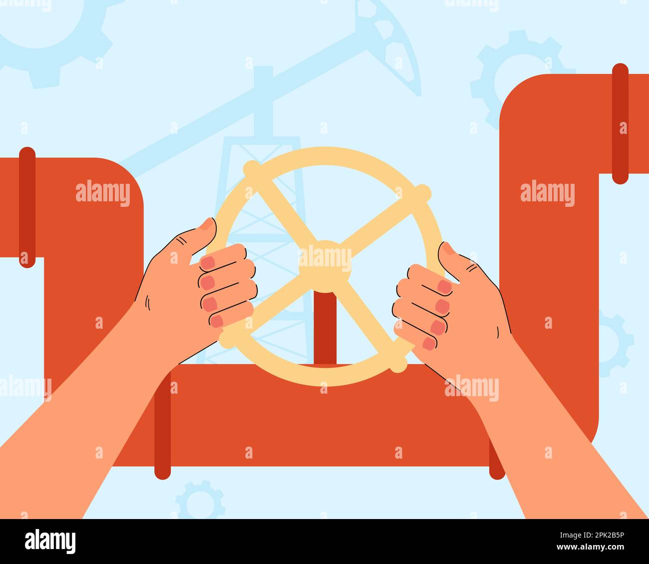 Mechanic oil hands Stock Vector Images - Alamy