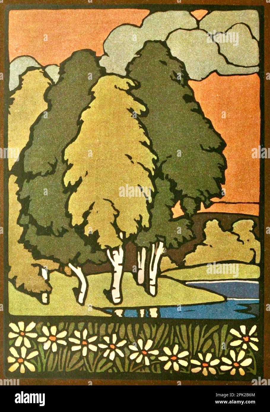 Paul Bürck - German Artist and Graphic Designer (1878-1947) - Tapestry ...