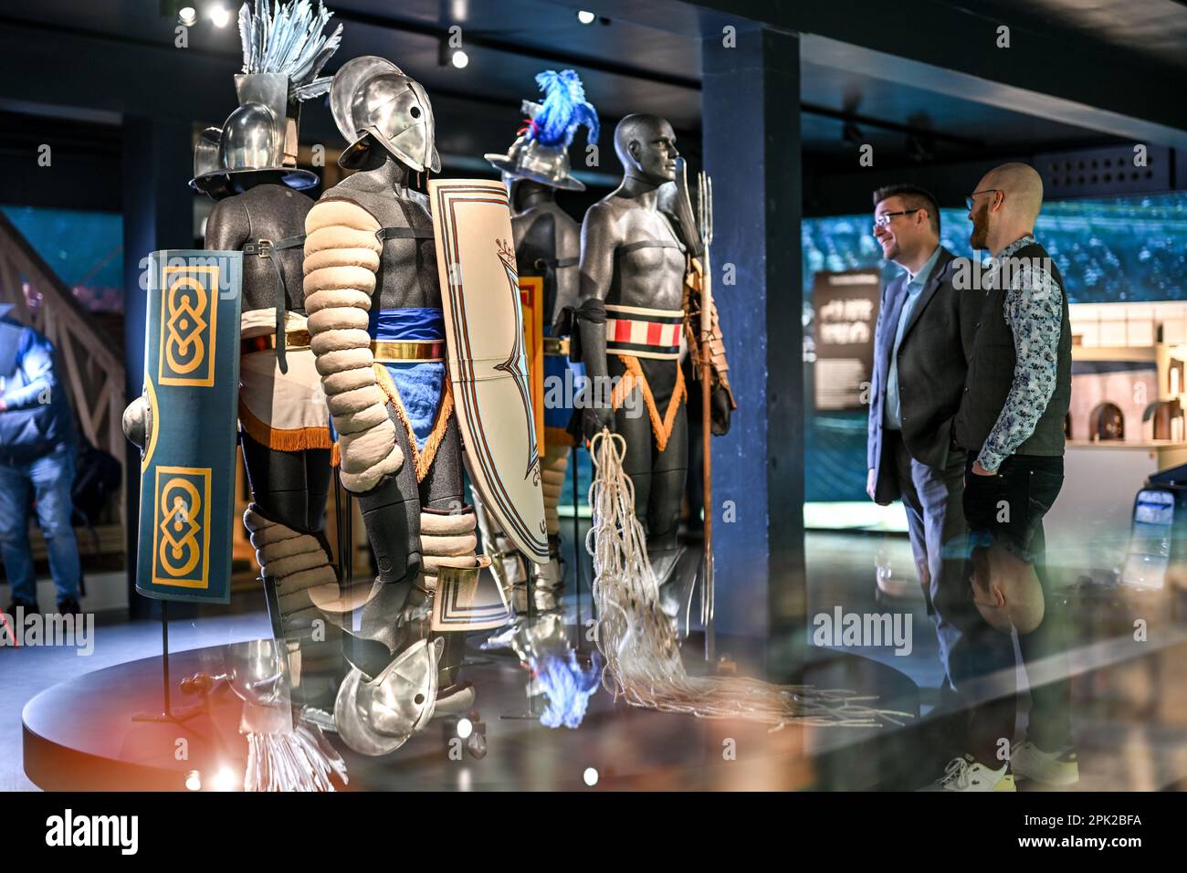 Konstanz Am Bodensee, Germany. 05th Apr, 2023. Several replicas of ...