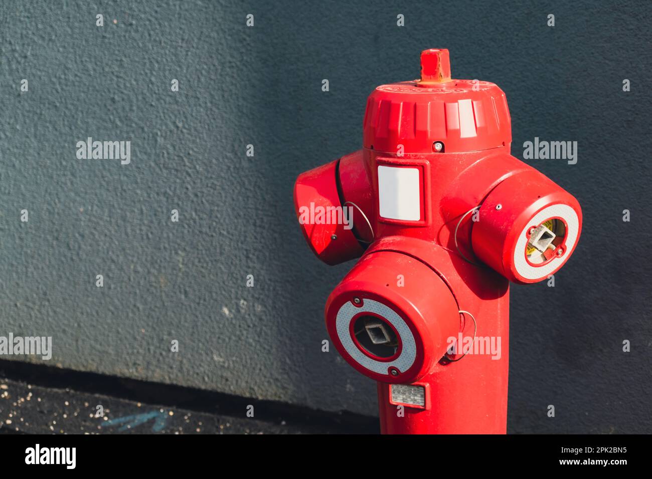 Fire hydrant in a french street in an emergency for firefighter ...