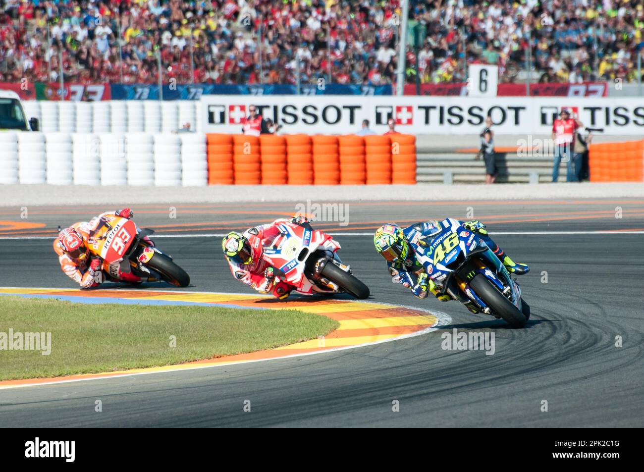 Moto GP 2016, Valencia, Spain, Circuit Ricardo Tormo. Credits: Andrea ...