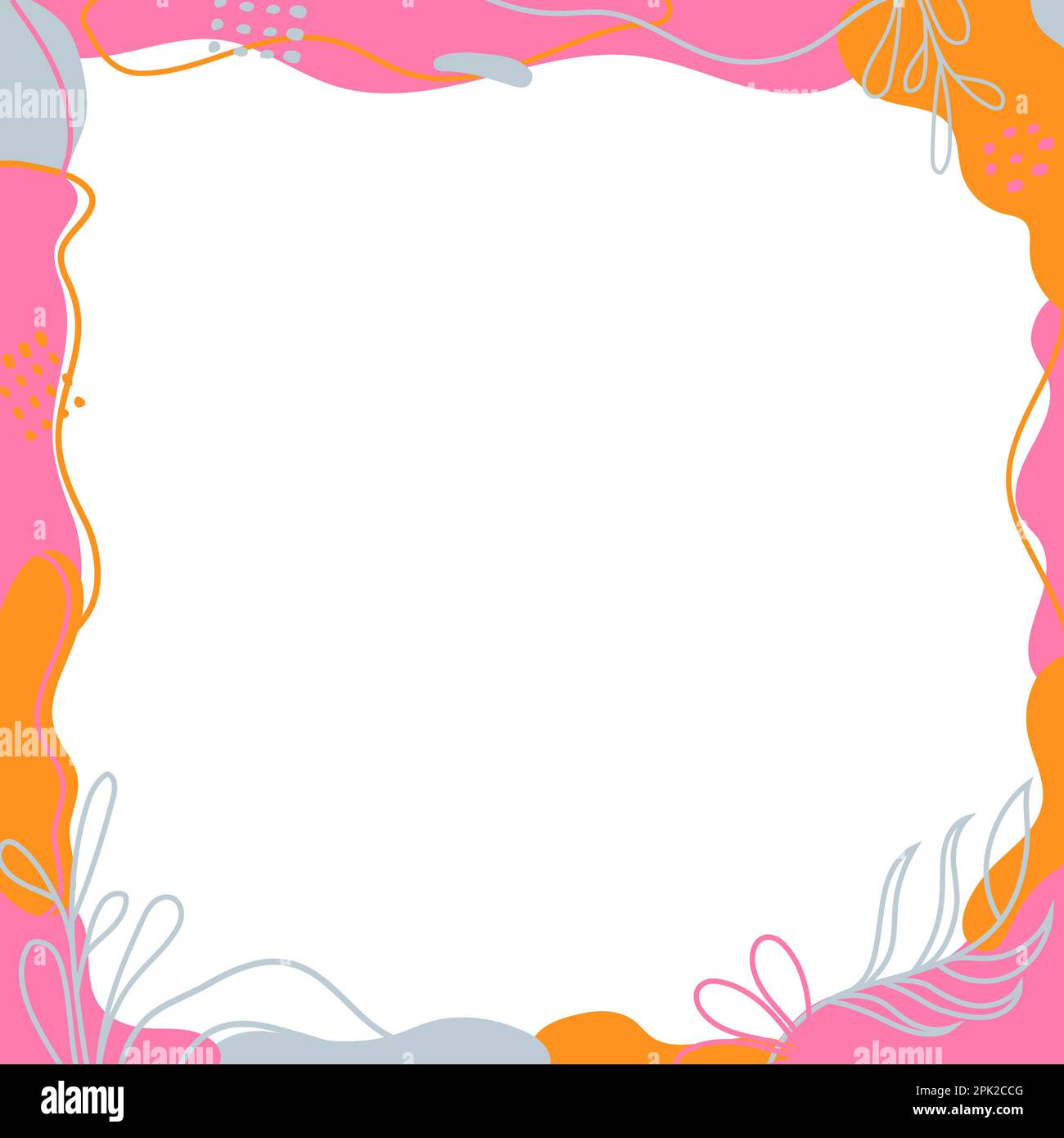 Hand drawn abstract background, vector organic background, creative hand drawn shapes background ...