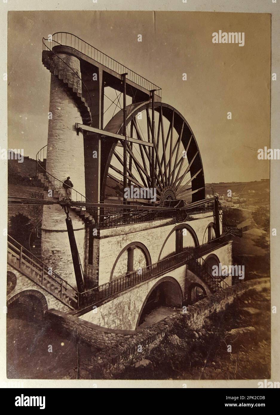 The Laxey Wheel, Isle of Man Stock Photo - Alamy