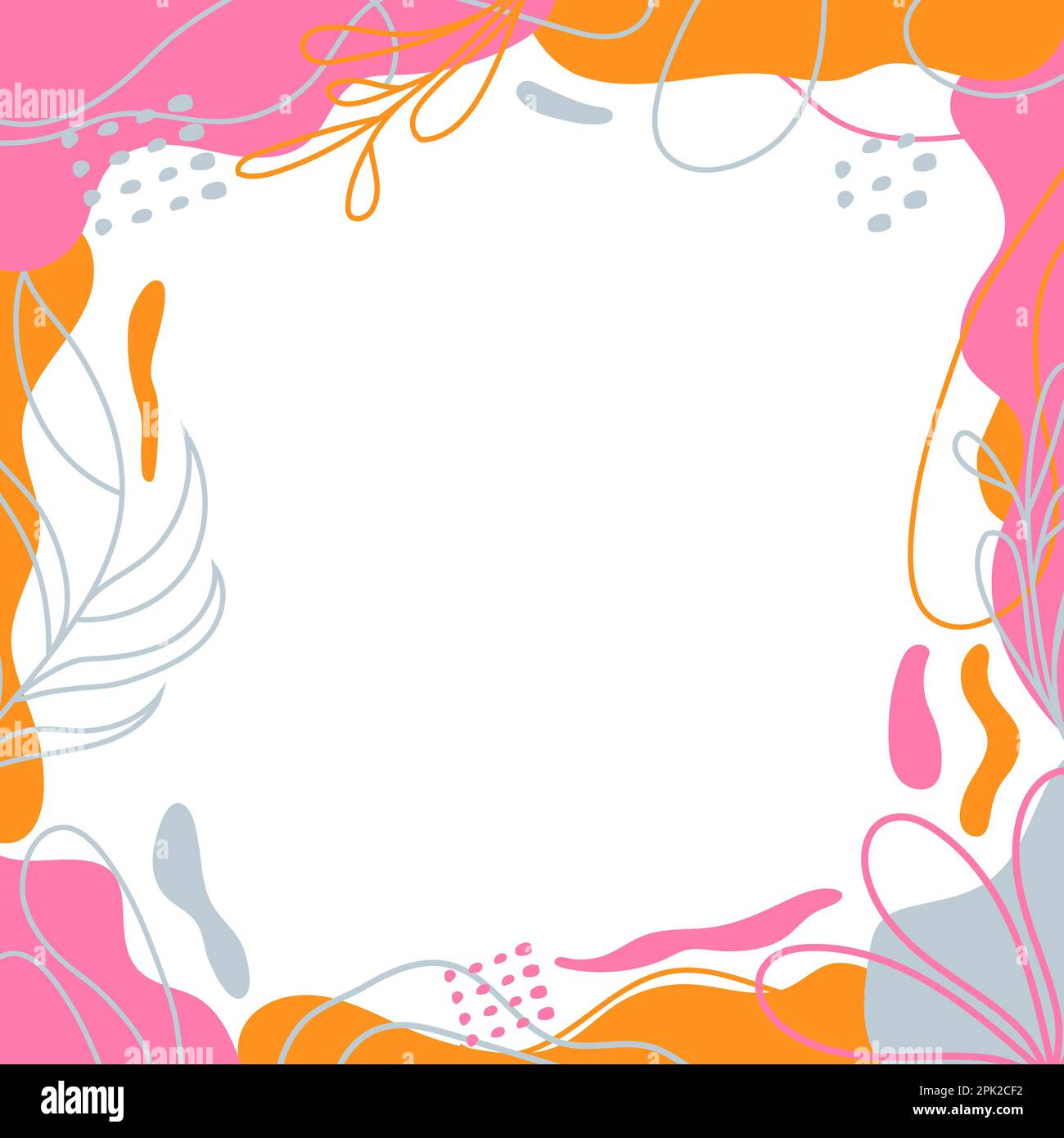 Hand drawn abstract background, vector organic background, creative hand drawn shapes background ...