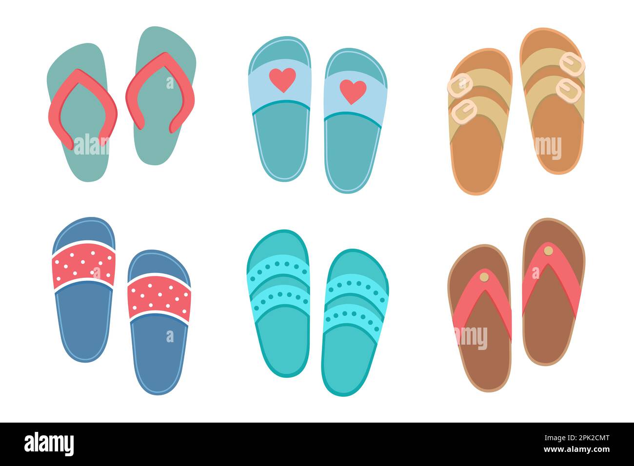 Cartoon sandals hi-res stock photography and images - Alamy