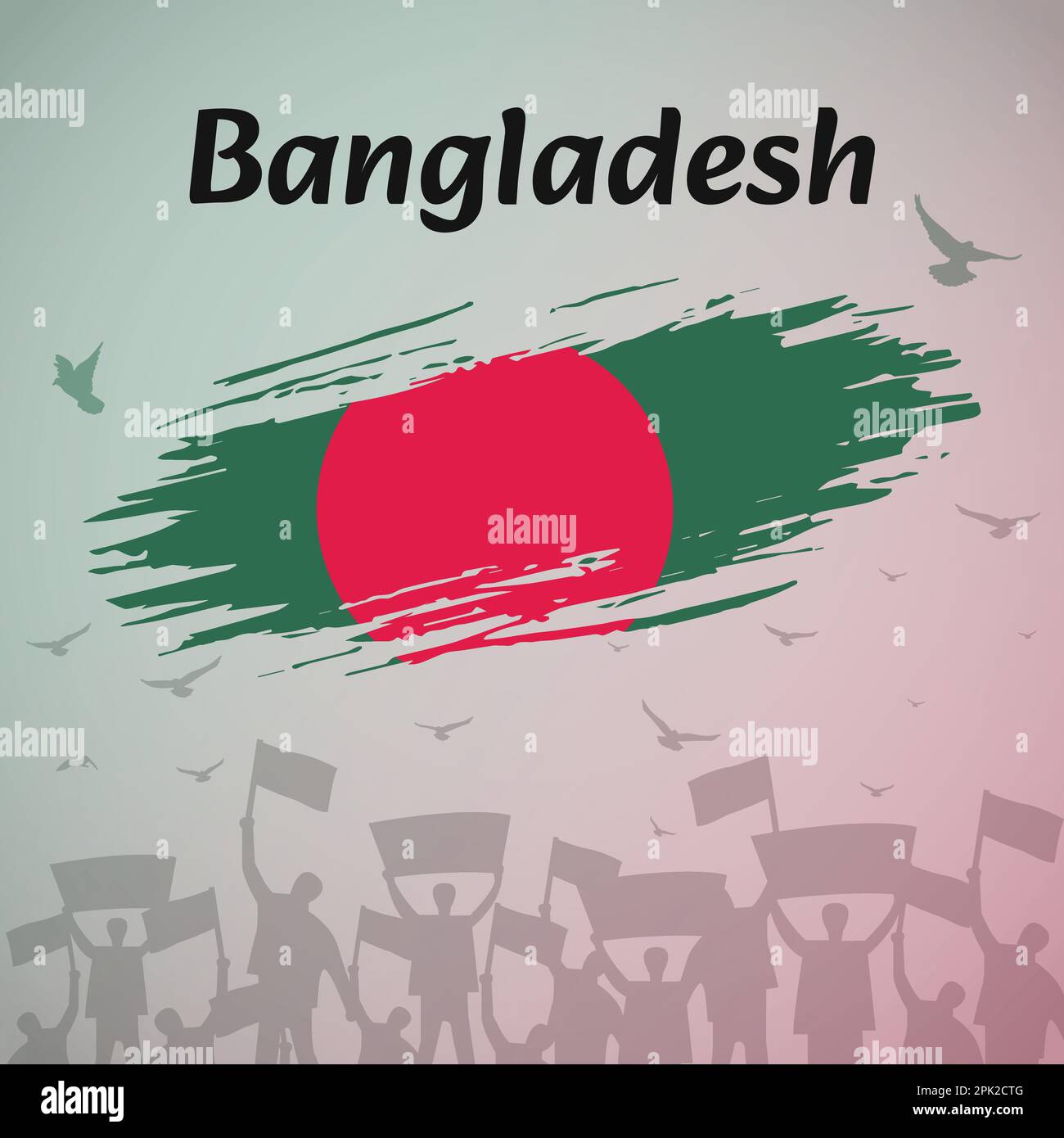 Bangladesh National Day Celebration Design. Perfect for Independence ...