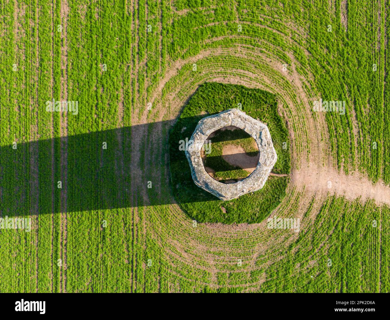 The Daymark, historic navigational tower on the Devon coast Stock Photo ...