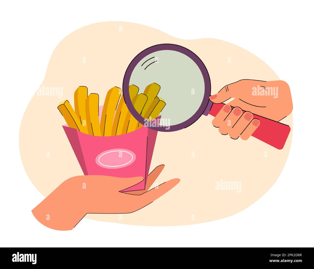 Magnifying glass box carton hi-res stock photography and images - Alamy