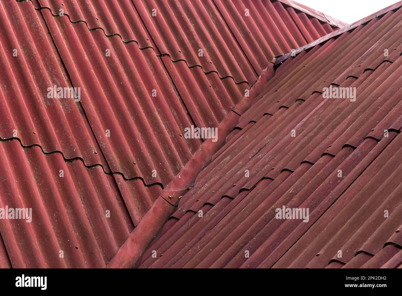 Old Asbestos Cement Slate Roofs. Asbestos Release from Asbestos-cement ...