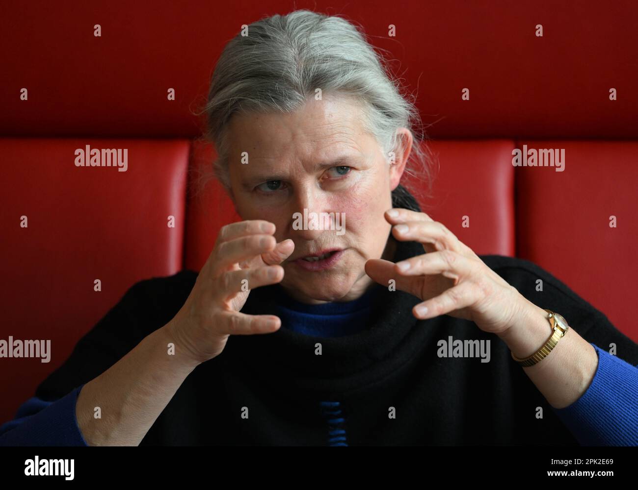 Stuttgart, Germany. 03rd Apr, 2023. Karla Pollmann, the rector of the ...