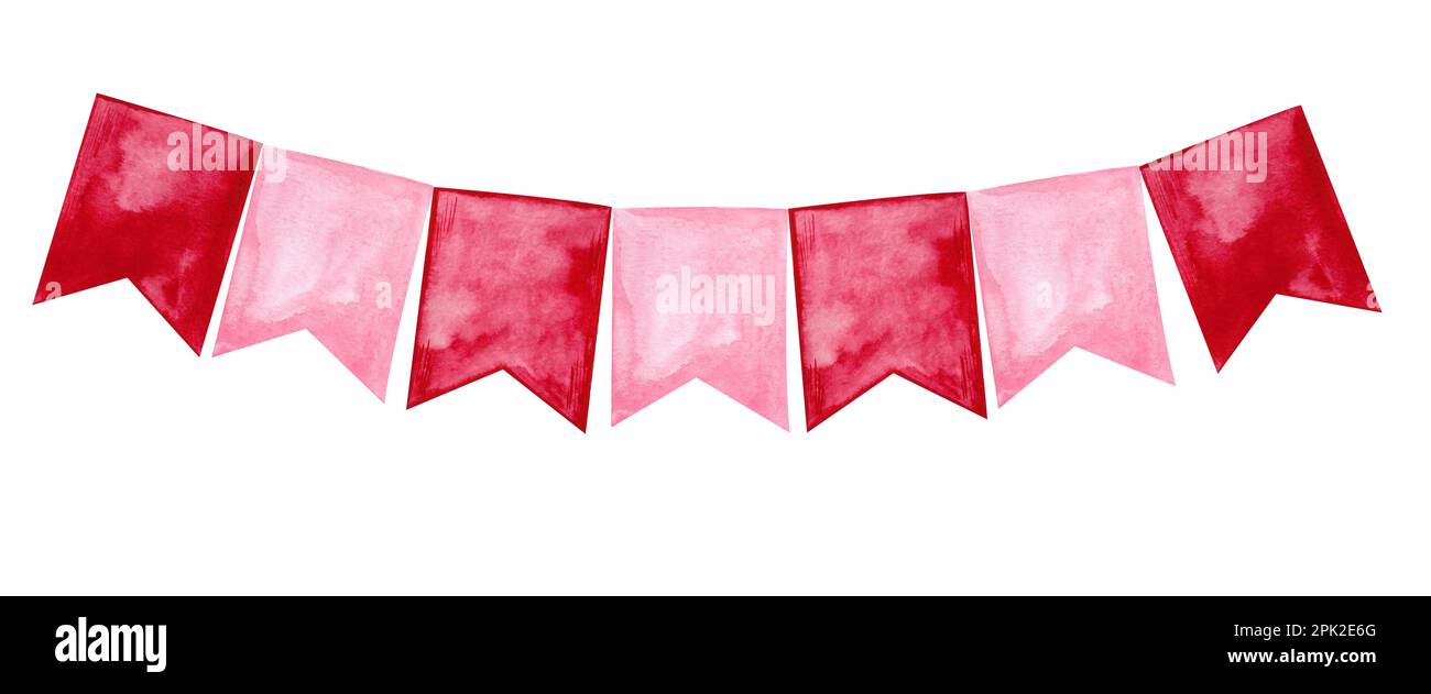 Pink Flag Banner Png