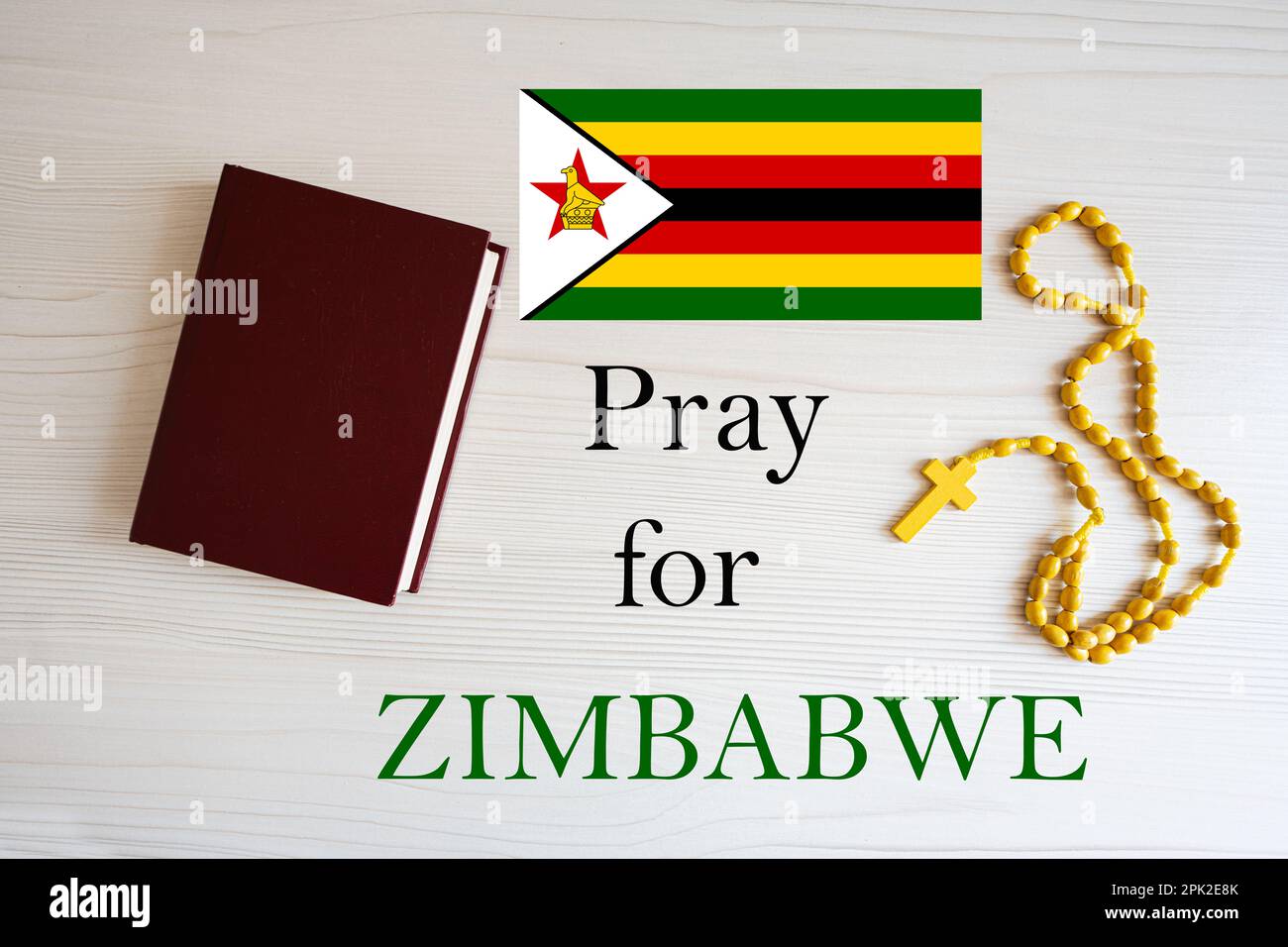 Pray for Zimbabwe. Rosary and Holy Bible background Stock Photo - Alamy