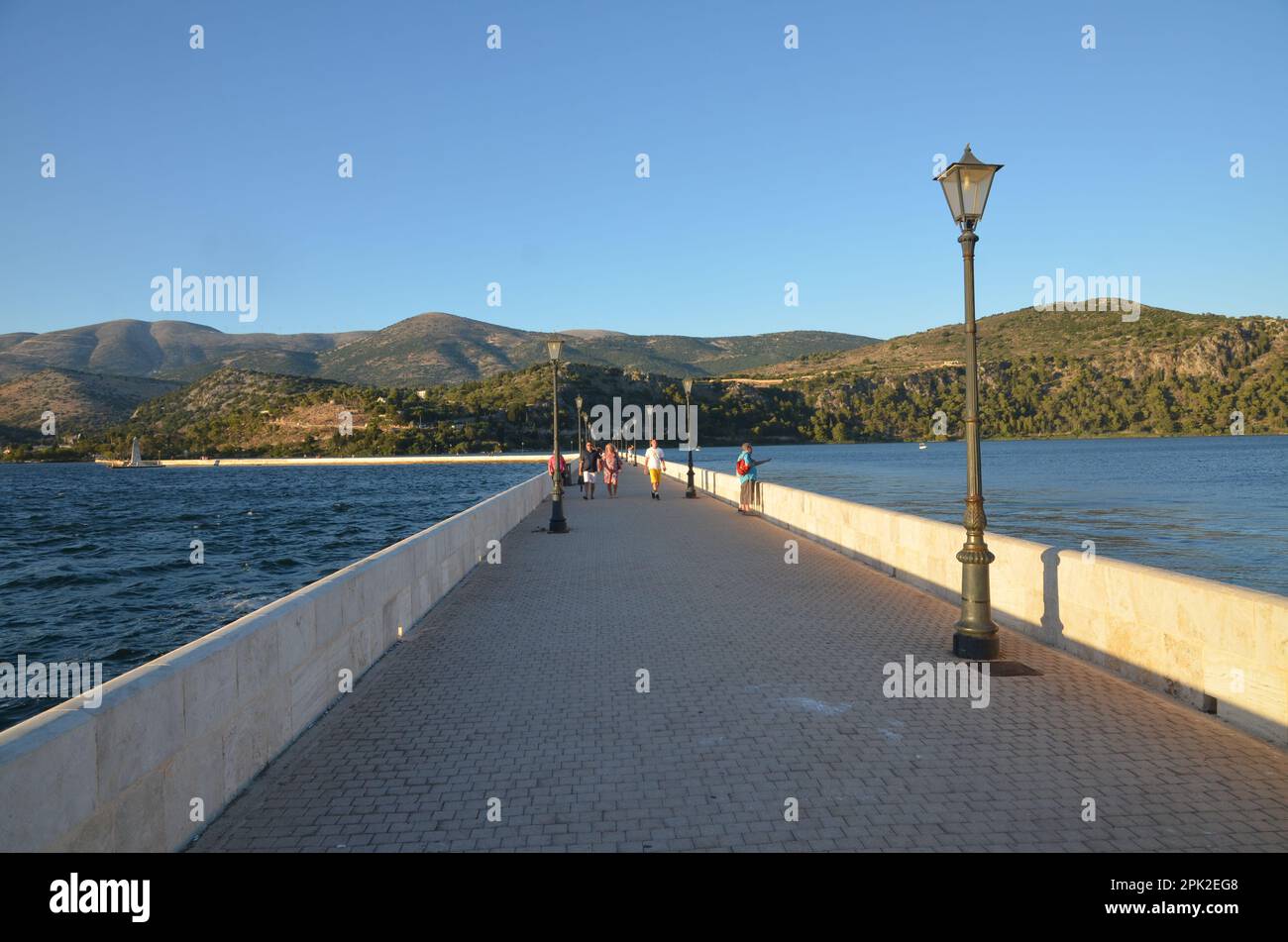 Greece, Ionian sea, Kefalonia island Assos traditional village and ...
