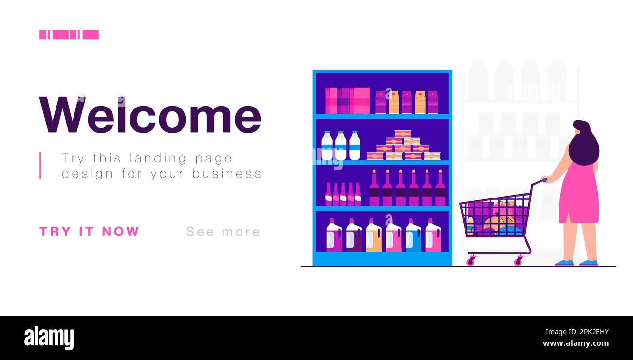 Variety store shelves Stock Vector Images - Alamy