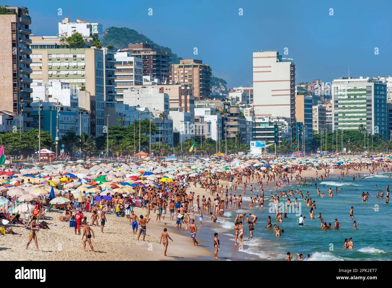 Rio de Janeiro, Brazil – Leblon beach, Rio de Janeiro, Brazil Stock ...