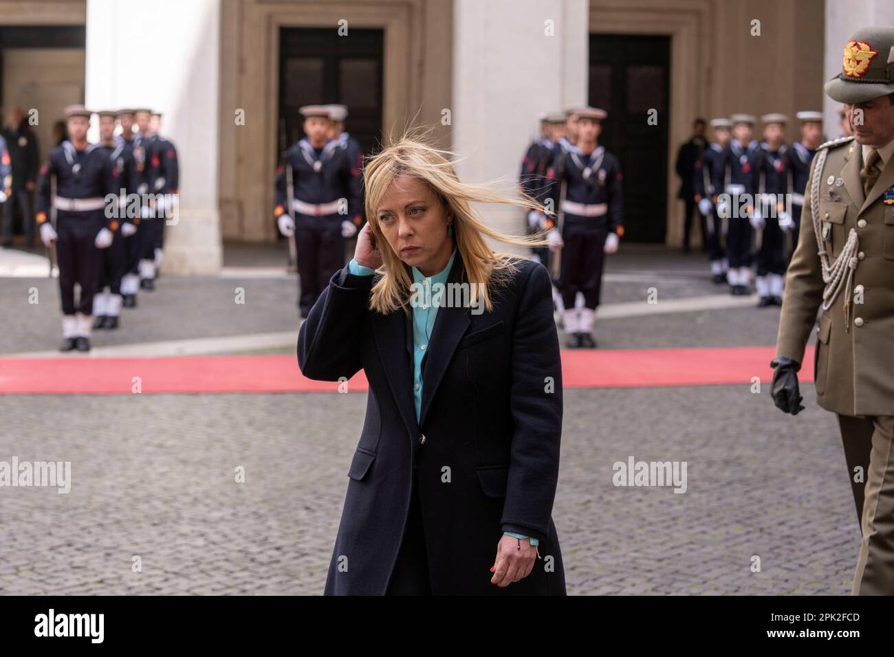 Italian Premier Giorgia Meloni prepares to welcome Spain's Prime ...