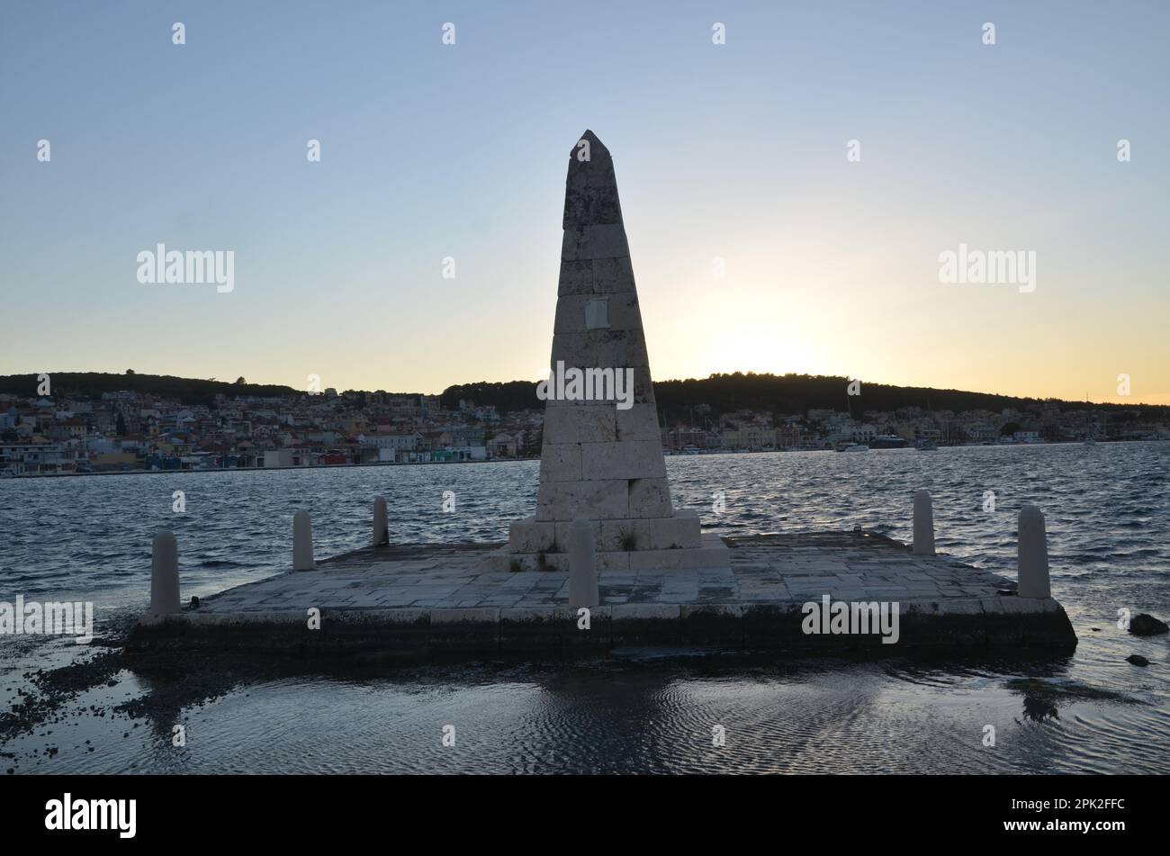 Greece, Ionian sea, Kefalonia island Assos traditional village and ...