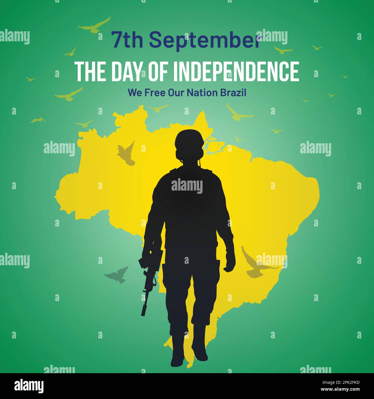 Independence of brazil Stock Vector Images - Alamy