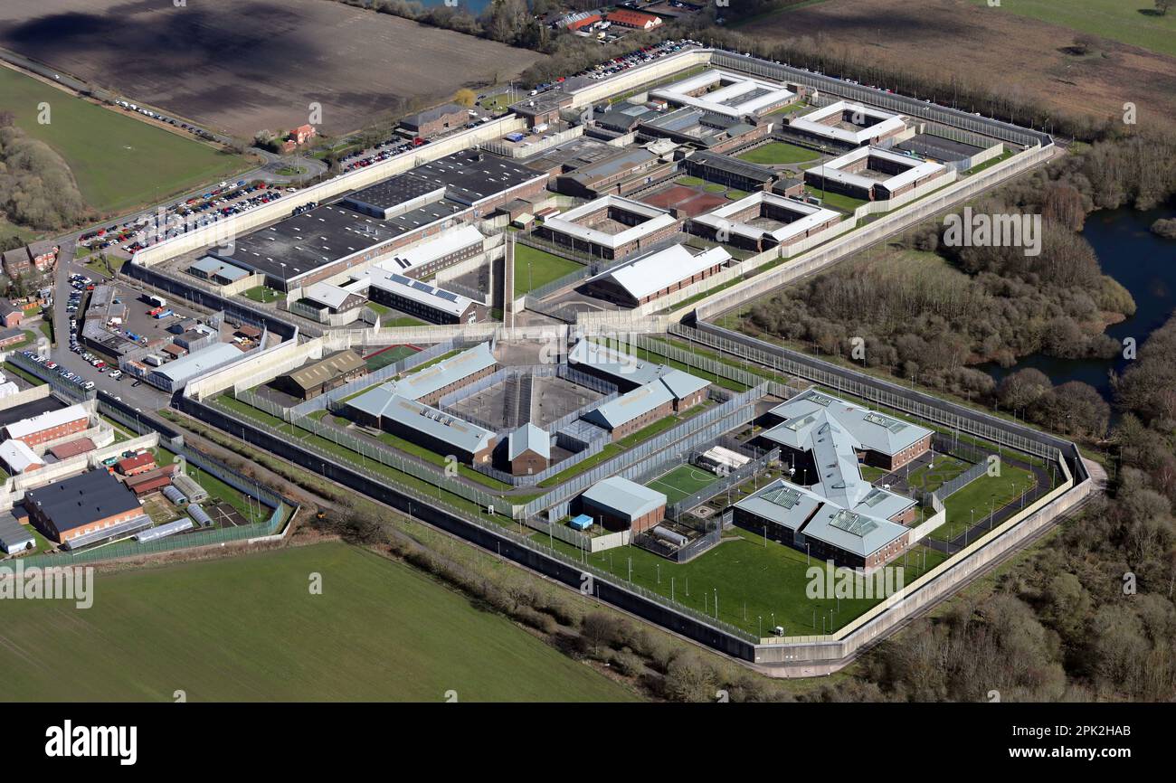 Aerial view hm prison frankland hi-res stock photography and images - Alamy