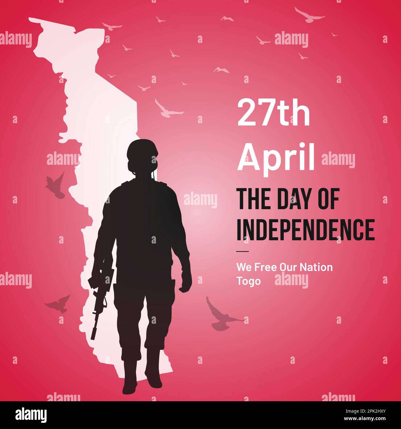 Togo Independence Day Vector Design. 27th of April Togolese National ...