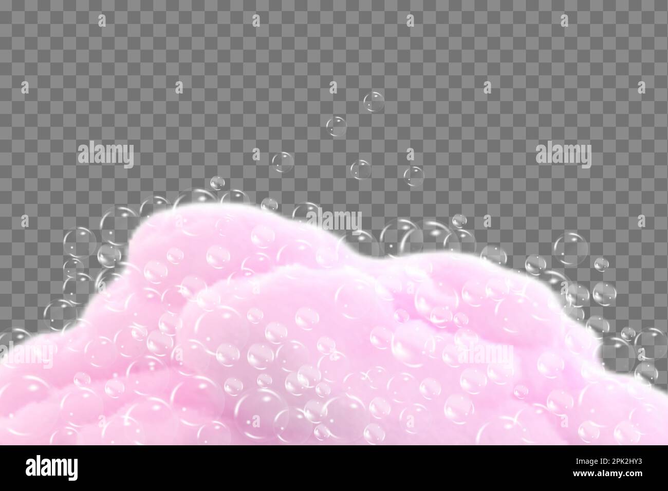 Shampoo bubbles texture.Bath foam isolated on transparent background ...
