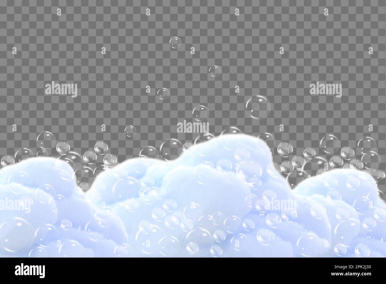 Shampoo bubbles texture.Bath foam isolated on transparent background ...