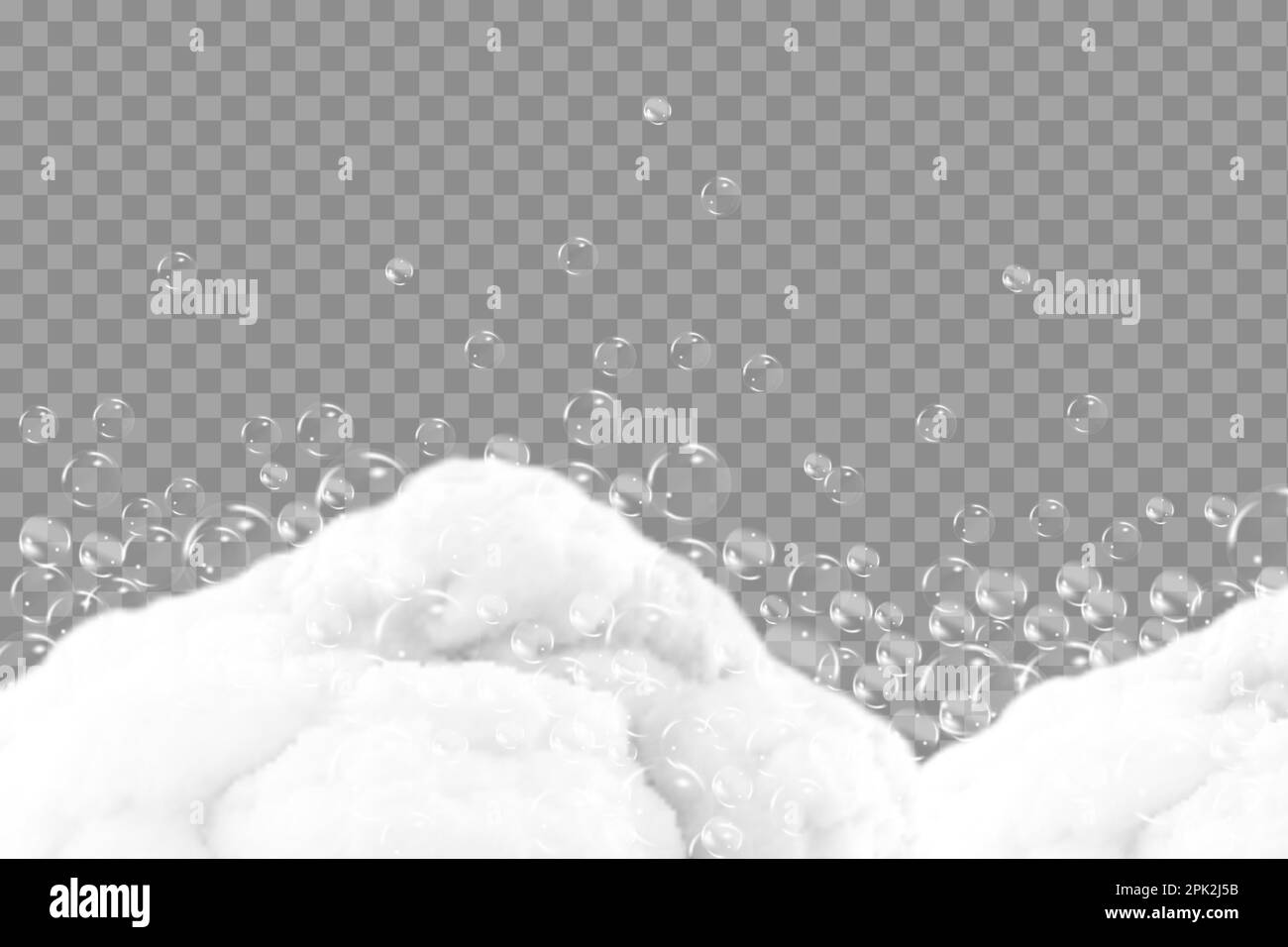 Shampoo bubbles texture.Bath foam isolated on transparent background ...